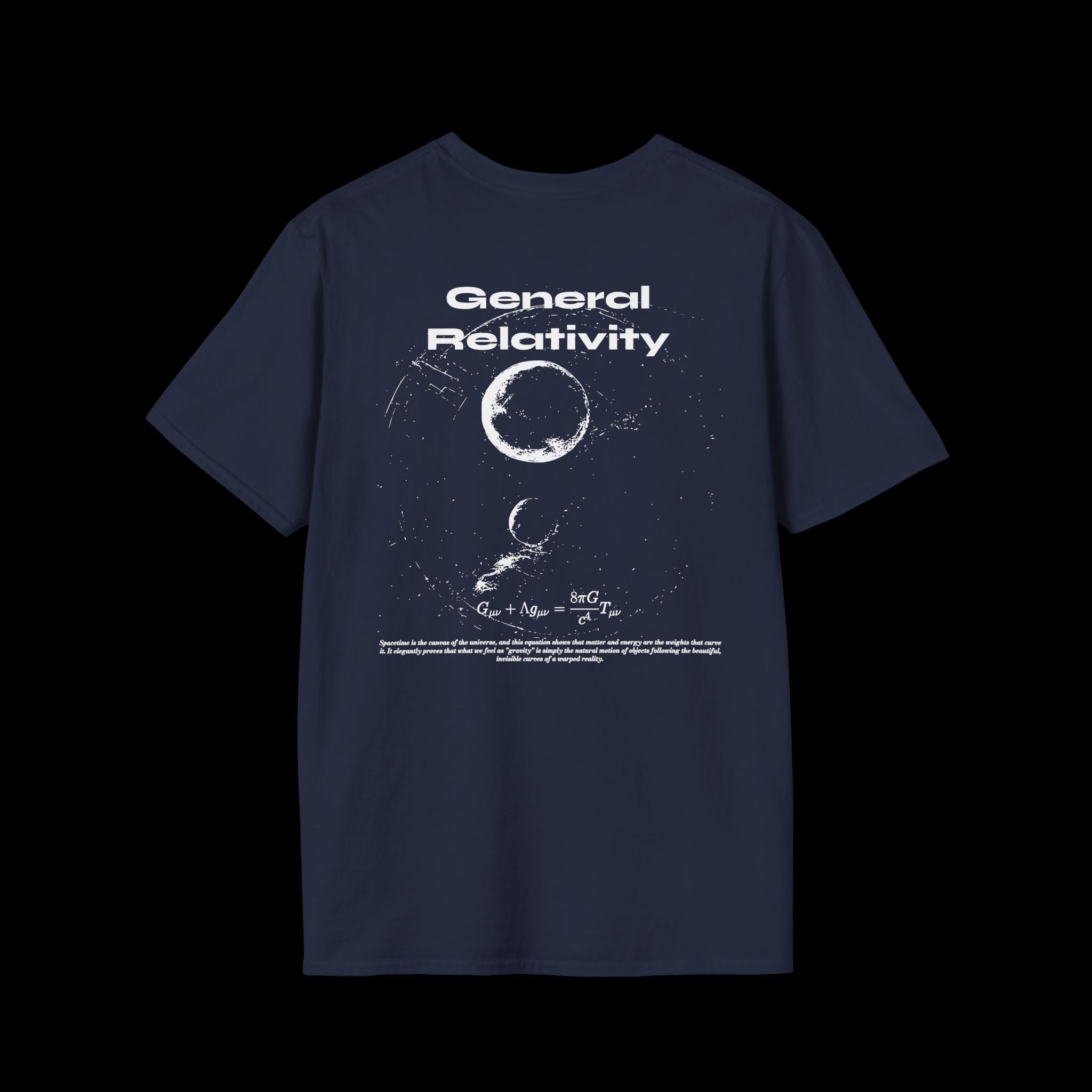 Physics Concepts No.1 GENERAL RELATIVITY | Spacetime Warp Design Tee ...